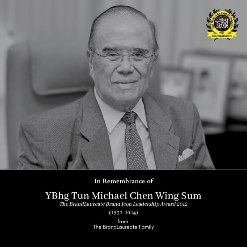 We extend our deepest condolences on the passing of YBhg Tun Michael Chen Wing Sum, recipient of ...